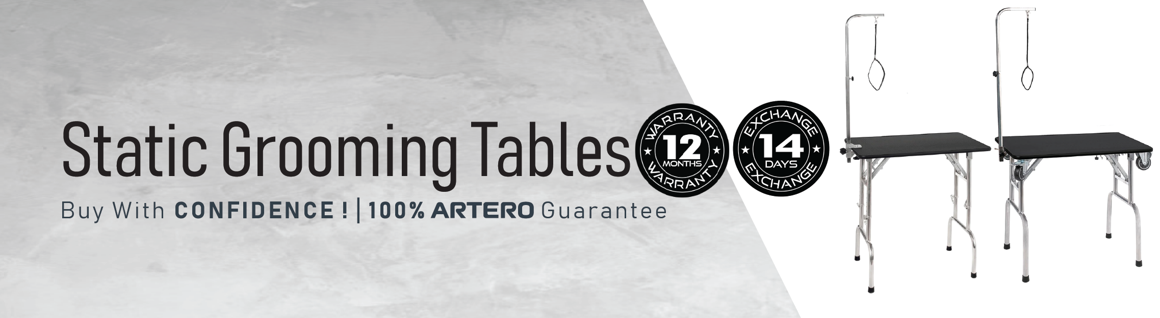 Static Grooming Tables – ARTERO Singapore